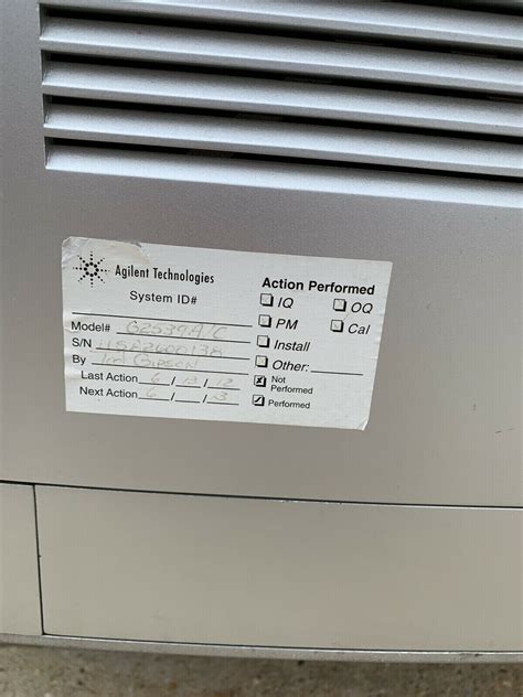Used AGILENT Technologies DNA Microarray Scanner G C G A C Micro Array Scanner For Sale