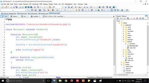 php how to login using facebook in codeigniter stack overflow
