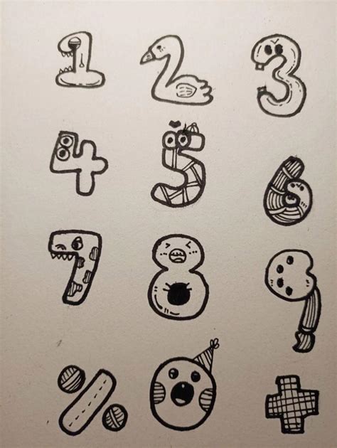幼儿数字简笔画大全简单小班怎么画（漂亮15张） 简笔画图片大全