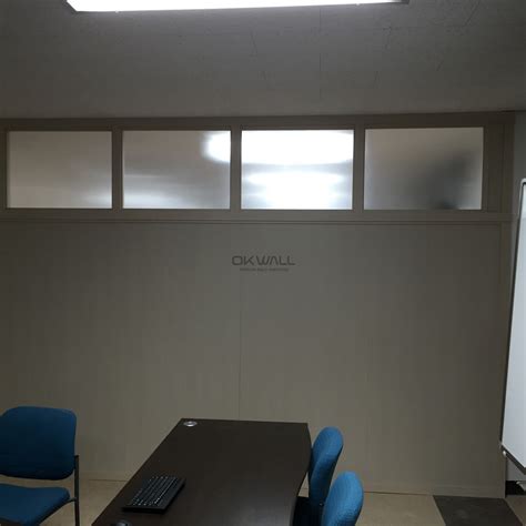 우드 격자 유리 칸막이 래핑 칸막이 래핑칸막이 오케이칸막이