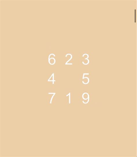 Sudoku App Icon In Pale Yellow