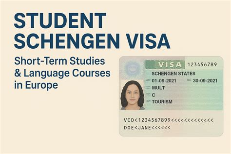 Student Schengen Visa Short Term Studies And Language Courses In Europe