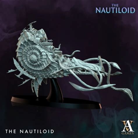 Nautiloid Ship V2 3d Print Model Download Free