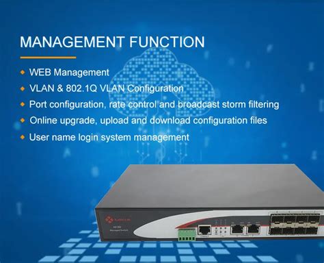 Factory Gigabit Network Switch 10 Ports L2 Managed Switch 2 GE Copper 8 GE SFP Ethernet RJ45