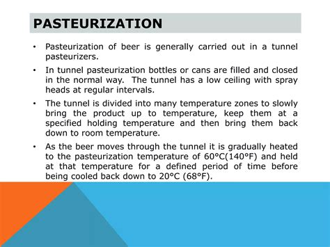Brewing Process Beer Manufacturing Process Working Of Brewery Pptx