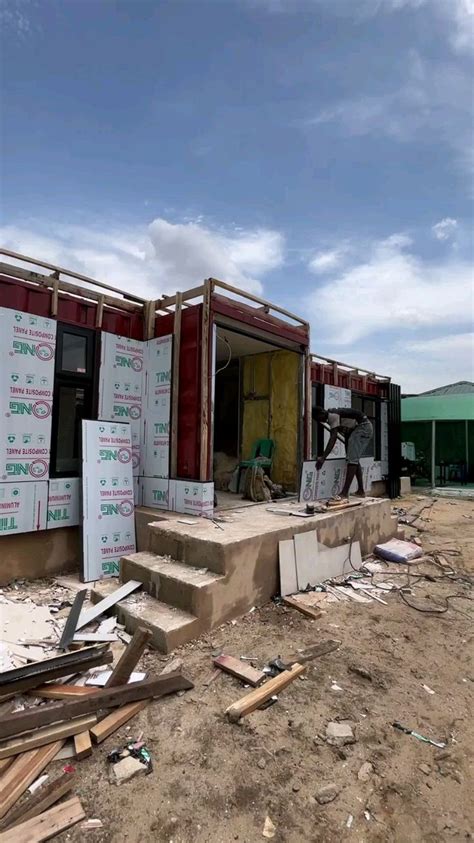 Container Office Build Cladding A Shipping Container