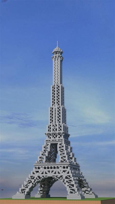 Eiffel Tower Minecraft Schematic