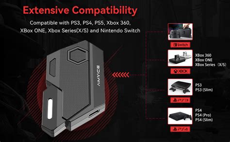 Keyboard And Mouse Adapter For Nintendo Switch Xbox One Xbox Series Ps4 Ps3