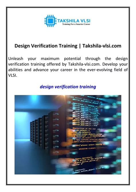 ppt design verification training takshila powerpoint presentation id 13611610