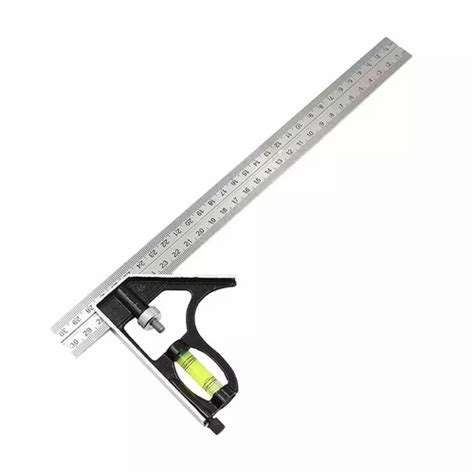 Aasons 12 Inch Combination Square With Protractor Center Head Level