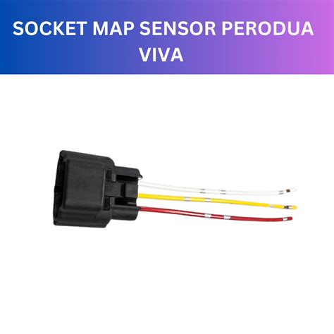3 Pin Perodua Viva Daihatsu Avy Map Sensor Socket Socket Map Sensor Viva Shopee Malaysia