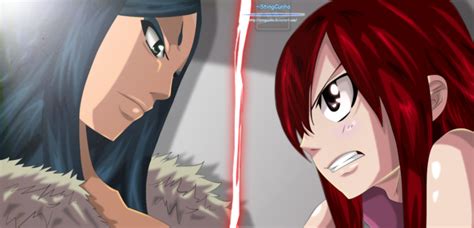 Erza V S Minerva Fairy Tail Photo 35797457 Fanpop