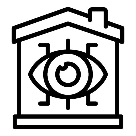 Premium Vector Smart Home Video Security Icon Outline Vector Innovative Technology