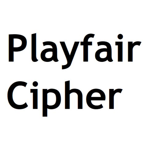 Playfair Cypher Apps On Google Play