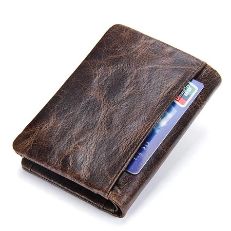 Contacts Роскошный брендовый мужской кошелек из натуральной кожи в винтажном стиле с