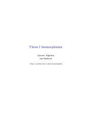 Understanding Isomorphisms In Linear Algebra Definition And Course Hero