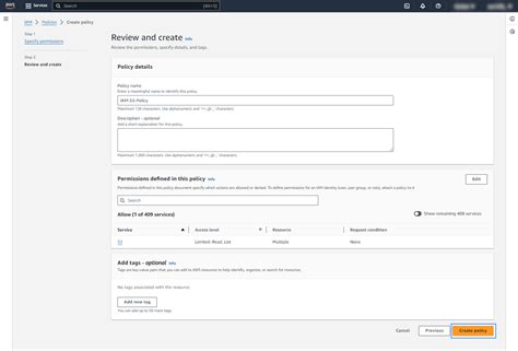 Configuring Aws Policy Prerequisites · Wazuh Documentation