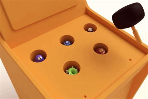 Workers Playing Whack A Mole 