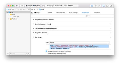 redirected input thorough command line of txt file into xcode c