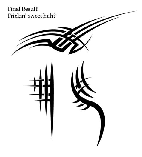 Illustrator CS5 Variable Width Stroke Tool Perfect For Making Tribal