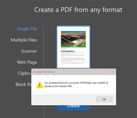 Solved Acrobat Pro Dc Crashes Attempting To Create Pdf Us Adobe Product Community 10720199
