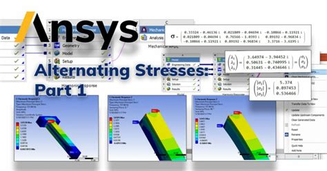 Alternating Stresses In Ansys Mechanical Part 1 Principal Stresses PADT