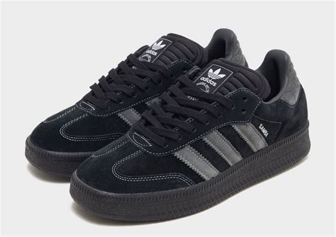 Black Adidas Originals Samba Xlg Jd Sports Uk Tennis Shoes Outfit Fluffy Shoes Jordan