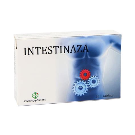 ინტესტინაზა 20 ტაბლეტი