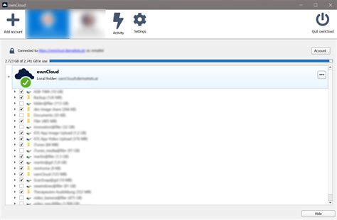 using the desktop app documentation for owncloud a kiteworks company