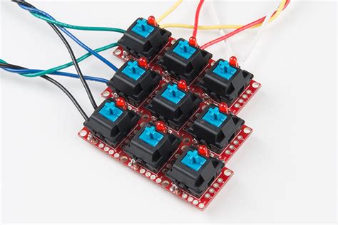 Cherry Mx Switch Breakout Hookup Guide Sparkfun Learn