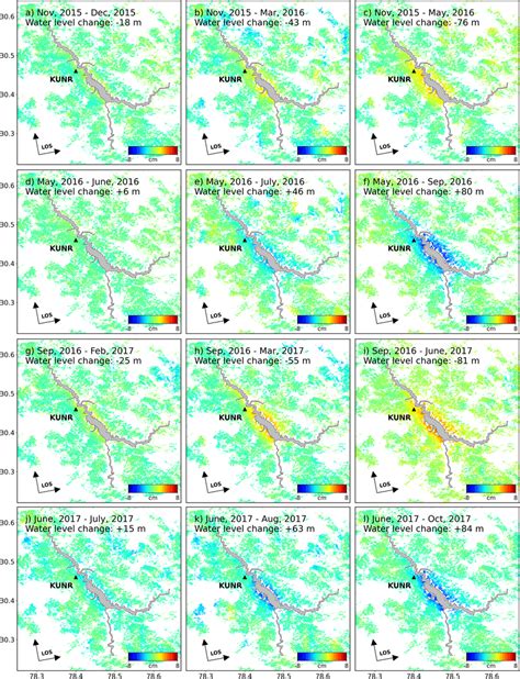 Ground Deformation In Radar Line‐of‐sight Direction Between 2015 And Download Scientific