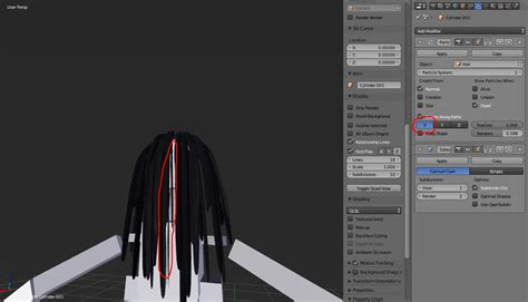 particle hair with custom strands geometry particle instance modifier