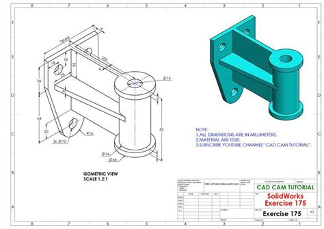 Solidworks Tutorial Exercise 175