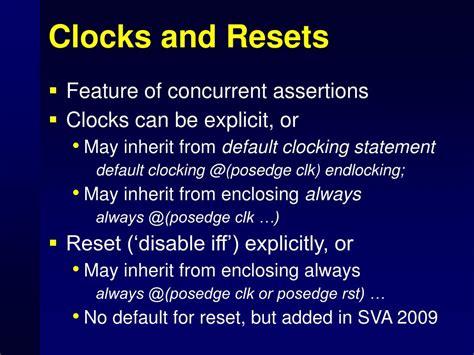 Ppt Introduction To System Verilog Assertions Powerpoint Presentation