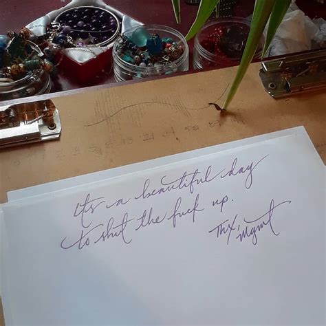 Cursive Cursing For Offensive Text Fancily Written