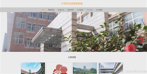 Springboot计算机毕业设计大学生在线课堂系统（程序源码数据库调试部署开发环境） Csdn博客