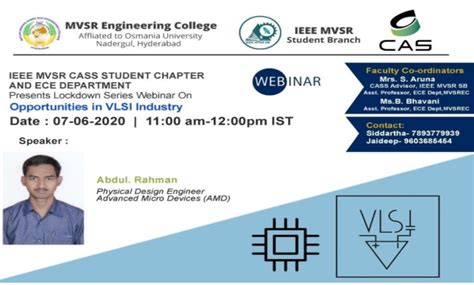 Opportunities In Vlsi Industry Vtools Events Vtools Ieee
