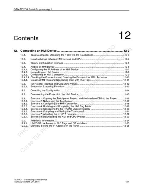 Tia Pro1 12 Connection Hmi En Pdf Inputoutput Programmable Logic Controller