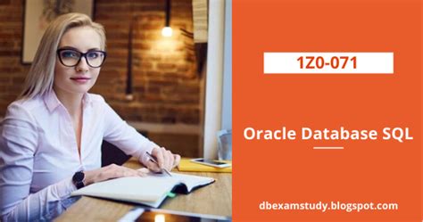 1z0 071 Oracle Database Sql Db Exam Study