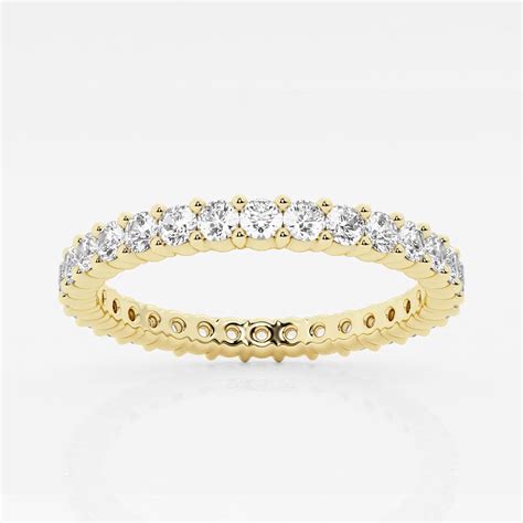 12 Ctw Shared Prong Round Lab Grown Diamond Eternity Band 18mm