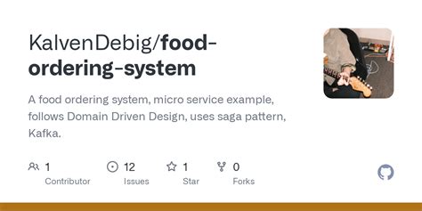 GitHub KalvenDebig Food Ordering System A Food Ordering System Micro Service Example