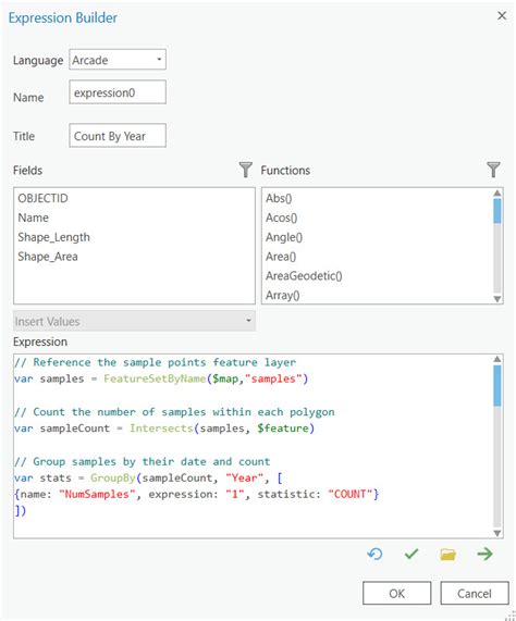 How To Configure A Popup Using Arcade To Group And Count Features
