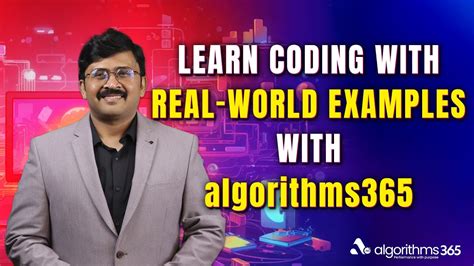 Introduction Learn Coding With Real World Examples With Algorithms365