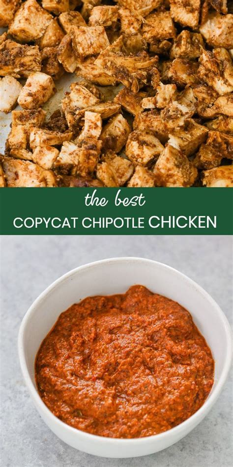 Copycat Chipotle Chicken Recipe Chipotle Recipes Chicken Chicken