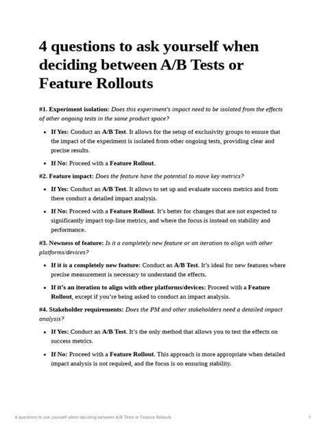 Experimentation Decision Tree Pdf
