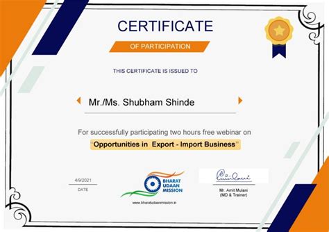 Shubham Shinde On Linkedin Import Export Webinar