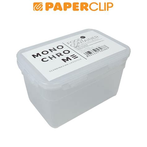 Jual Kotak Makan Food Container Technoplast Monochrome Fp022tscn60p 21l Shopee Indonesia