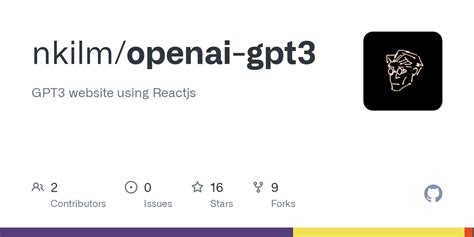 Github Nkilmopenai Gpt3 Gpt3 Website Using Reactjs