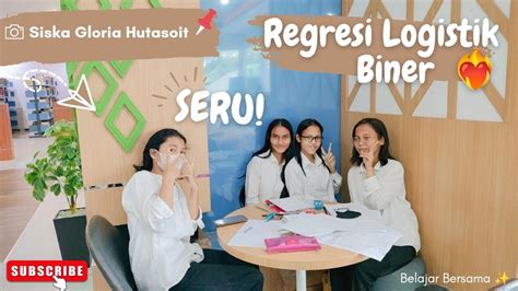 regresi logistik biner binary logistic regression youtube