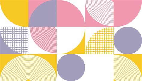 Premium Photo Soft Pink Geometric Pattern